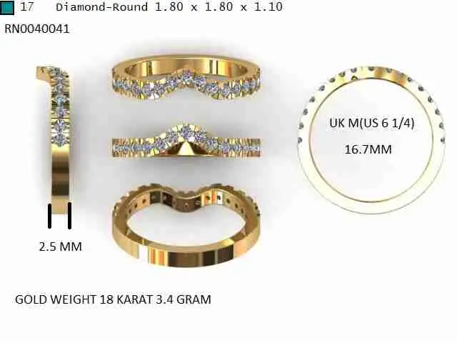 Jewelry & Accessories STL Download - BAND OF RINGby Jewelry Maker