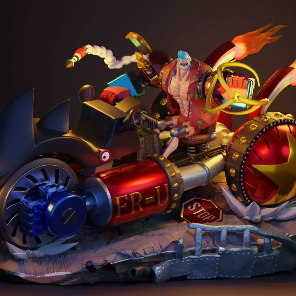 Other STL Descarga - Franky [ one Piece] - Yuki3d Models