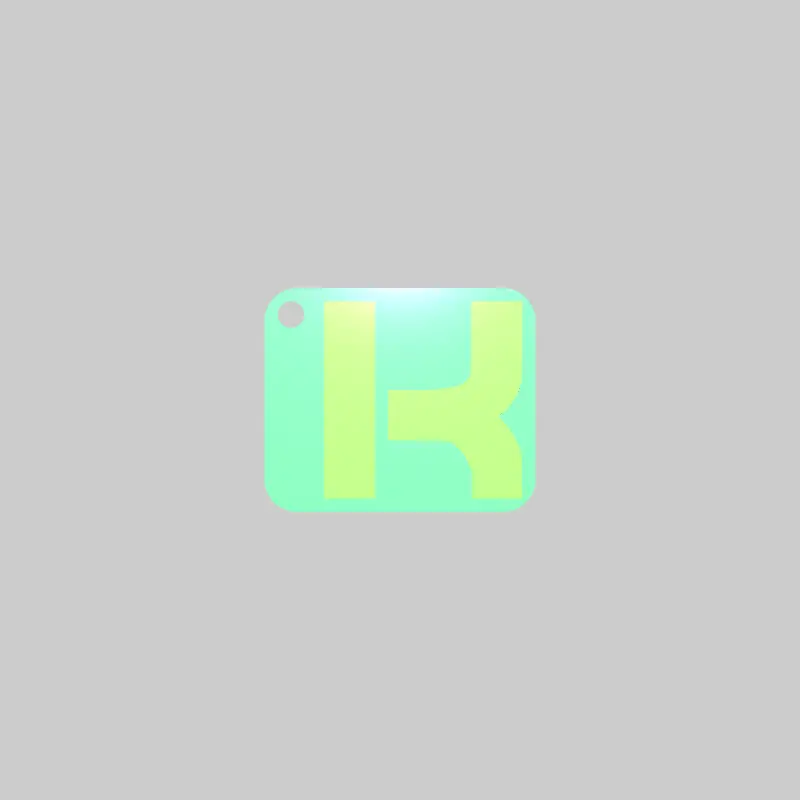 3D Printer Files | 3MF File | K_Keychain | Creality Cloud