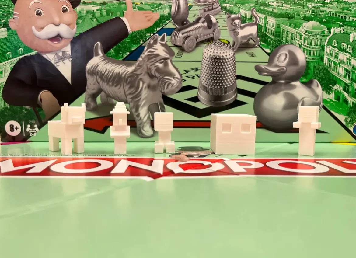 3D Printer Files | 3MF File | Minecraft Monopoly Pieces | Creality Cloud