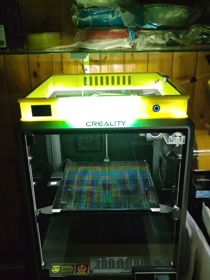 3D Printer Parts STL Download - Creality K1Max riser 50 mm. with led ...