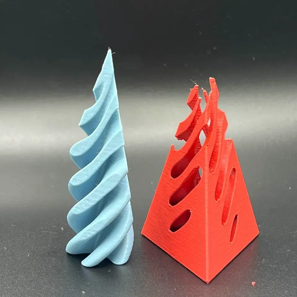 Sculptures & Artworks STL Download - Triangle Pyramid Impossible ...