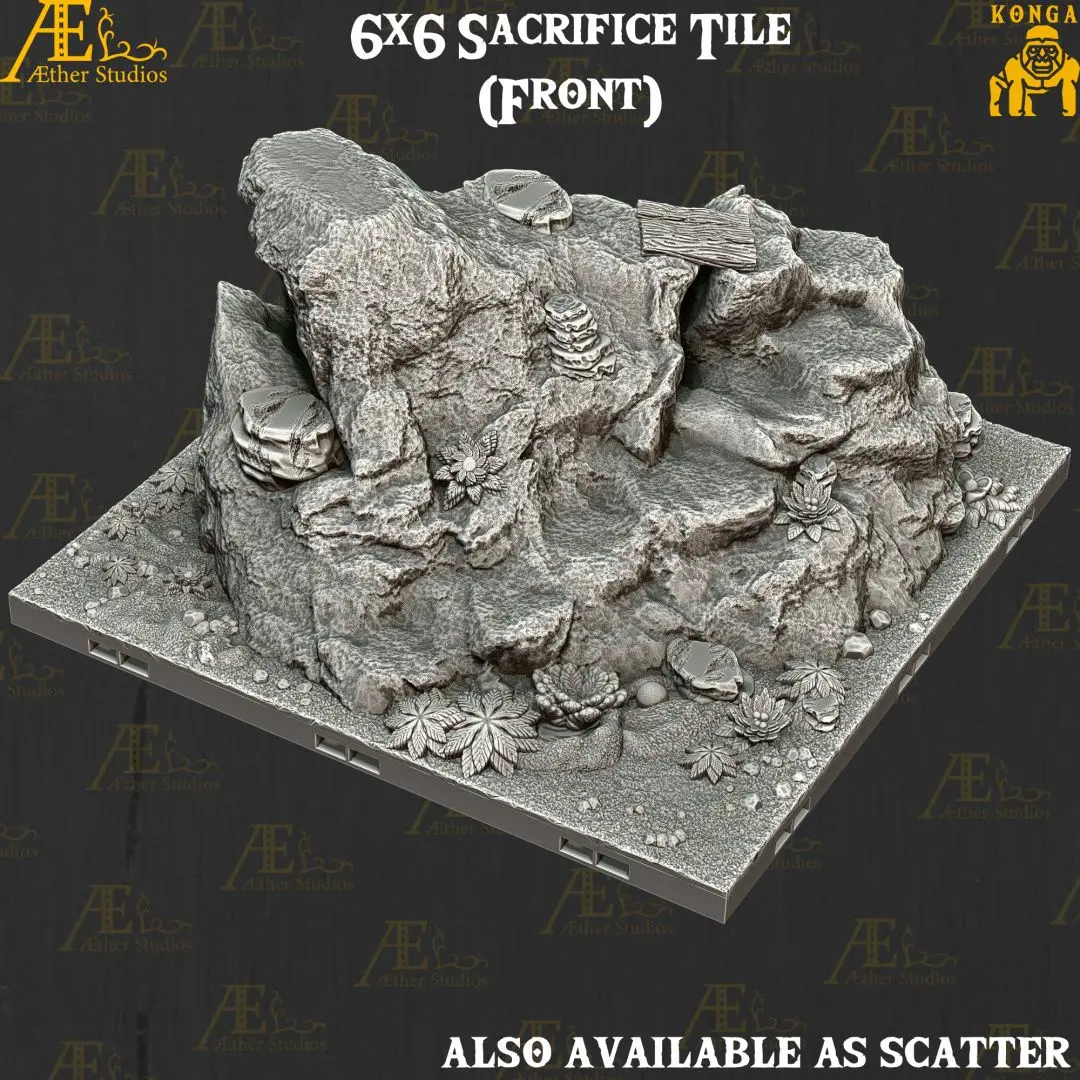 Props & Terrain STL Download - AEKNGA02 - Konga Sacrificeby Aether Studios