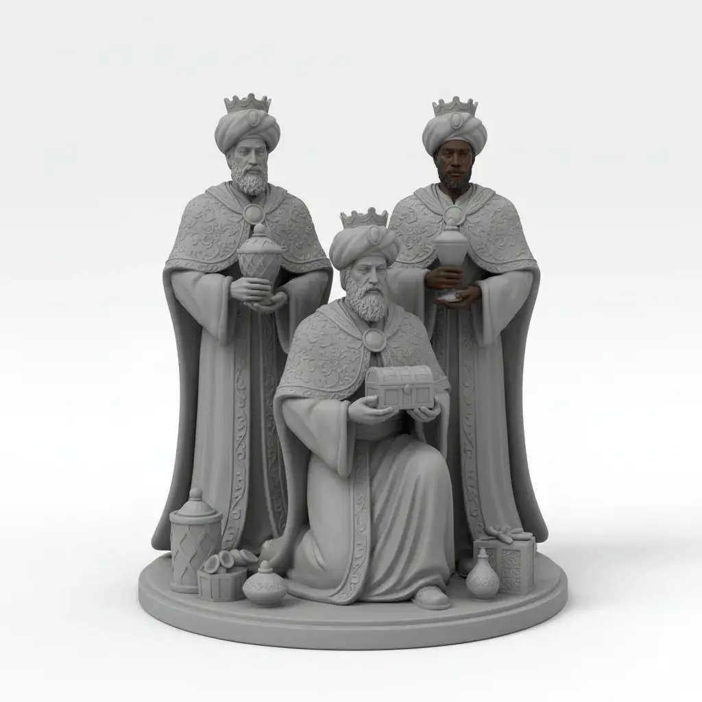 3D Printer Files | 3MF File | Reyes magos/Wise Men | Creality Cloud