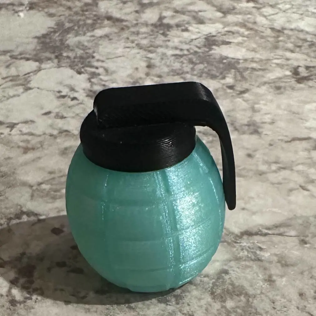 Arquivos de impressora 3D | Arquivo 3MF | Grenade Pillbox with keyed ...