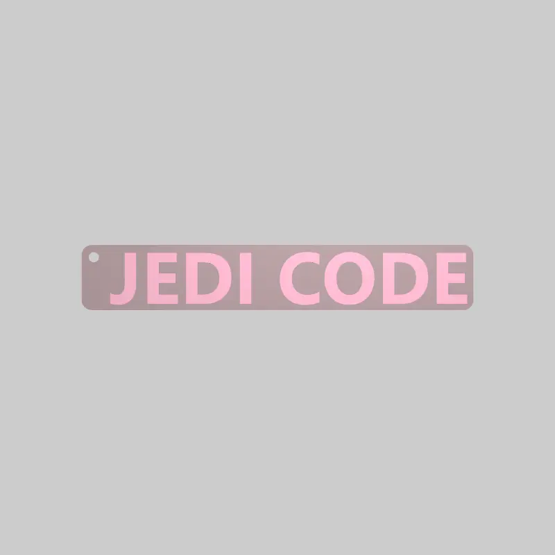 Free Personal Accessories STL Download - JEDI CODE_ star wars ...