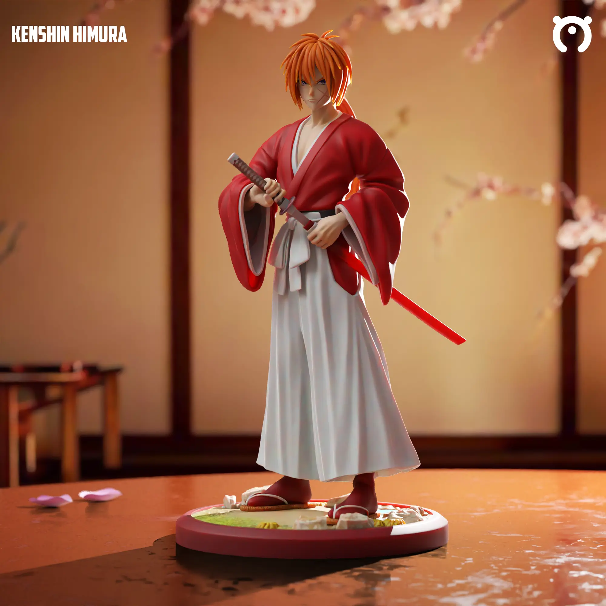 Characters & Creatures STL Download - Kenshin Himura - Rurouni ...