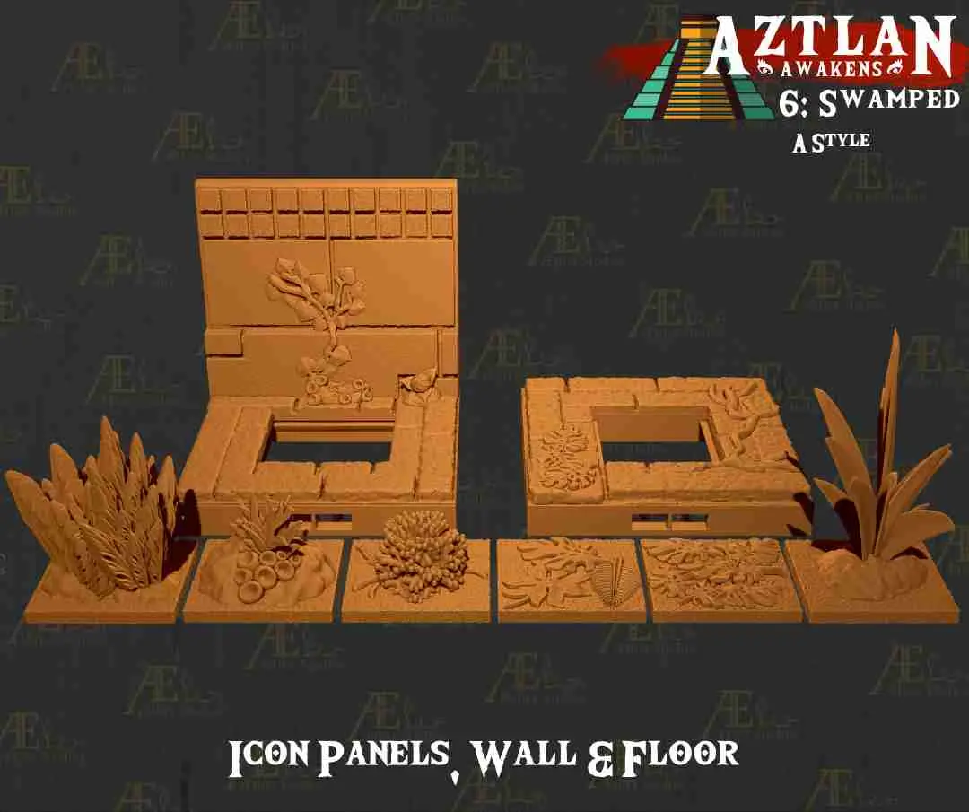 Miniatures STL Download - KS2AZT06 – Aztlan Snake Kingdomby Aether Studios