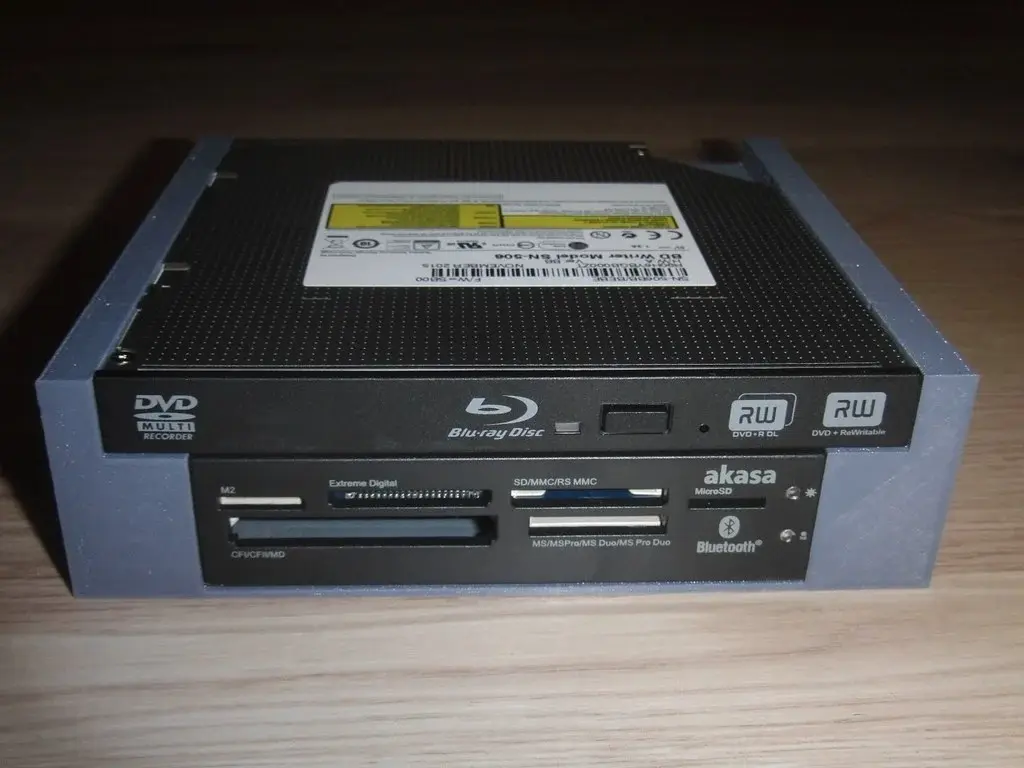 Free Other STL Download - Slim ODD and 3.5" drive to 5.25" bracketby ...