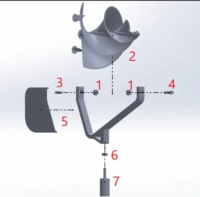3D Printer Files | 3MF File | twirly wind turbine | Creality Cloud