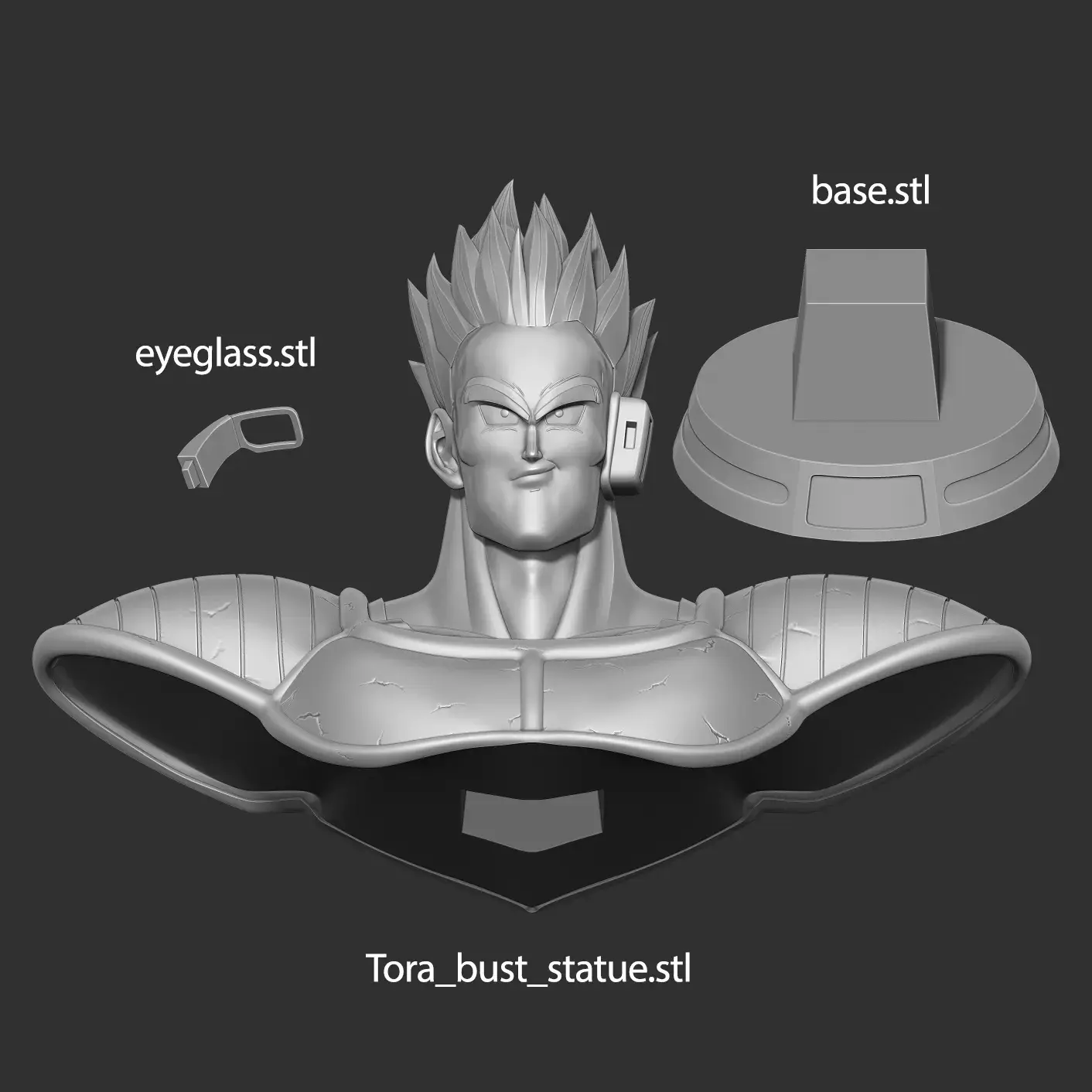 Sculptures & Artworks STL Download - Tora bust statueby nlsinh