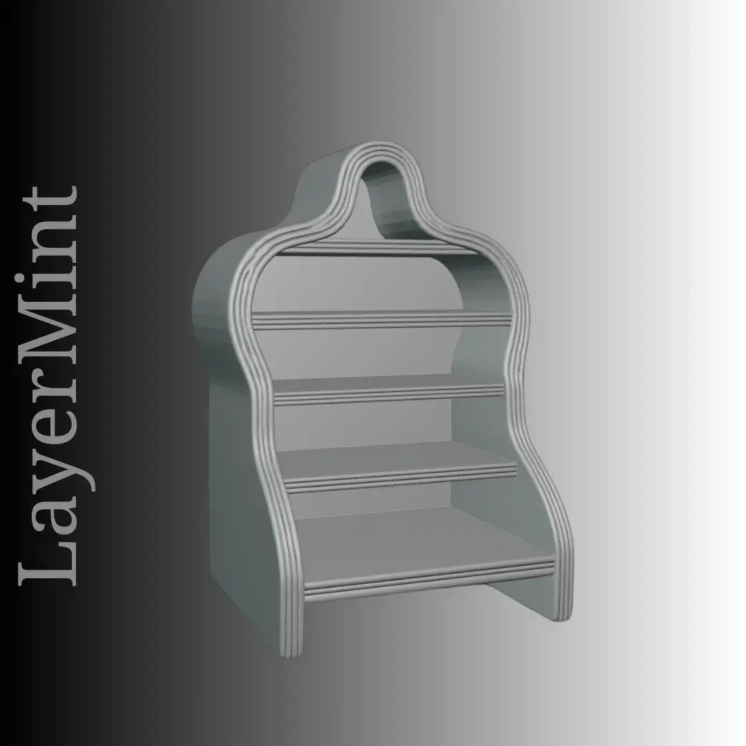 Other STL Download - Curved Layered Desk Organizer – Stylish 3D Printed ...