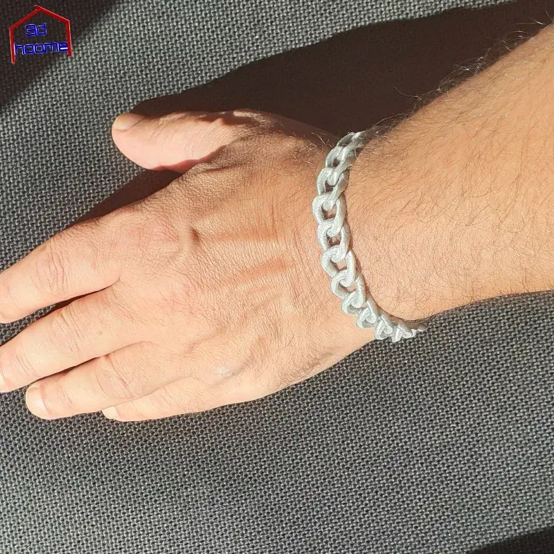 Jewelry & Accessories STL Download - BRACELET-Cuban Chainby 3dhoome