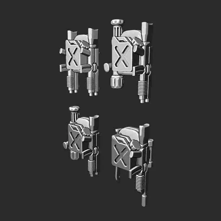Other STL Download - Backpacks (32mm scale, scaleable)by ForTheGoldenEgg