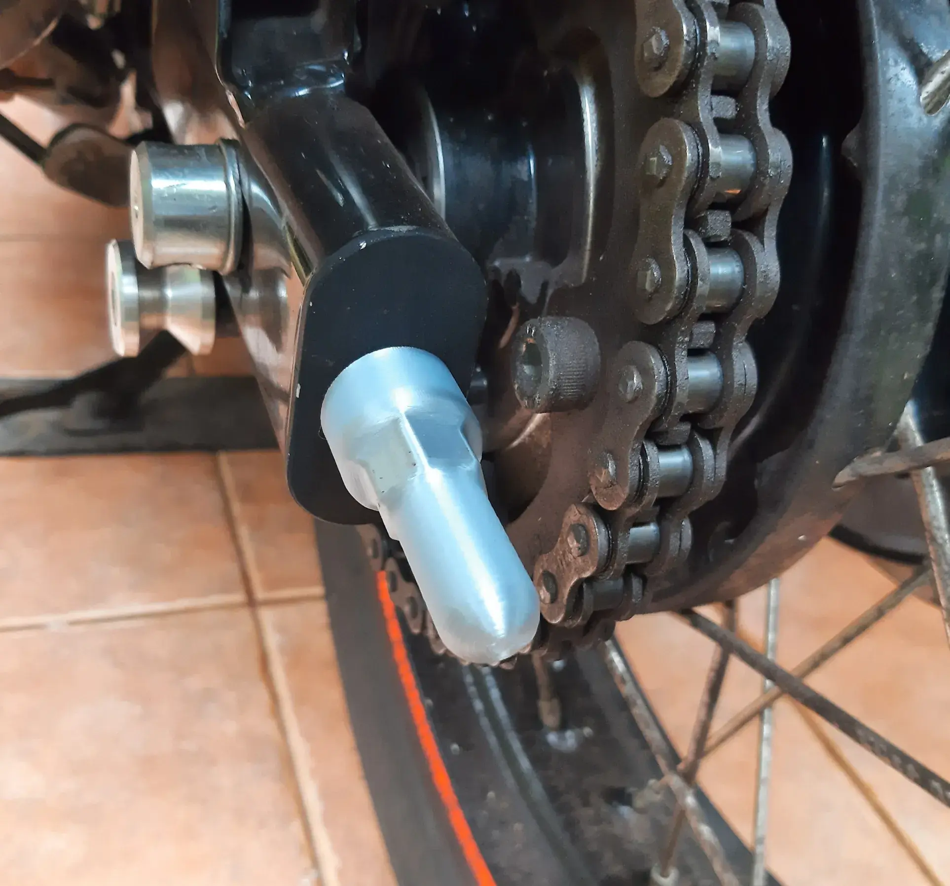 3D Printer Files | 3MF File | Royal Enfield chain adjust bolt cover ...