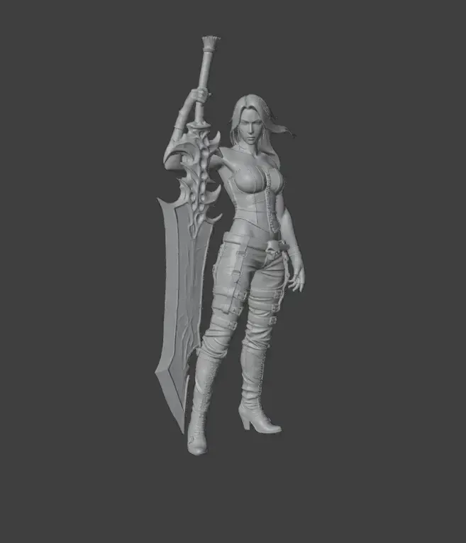 Characters & Creatures STL Download - Figure Devil May Cry Concept Art ...