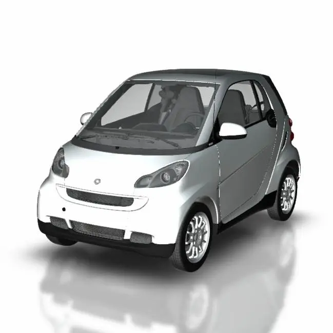 Vehicles & Machinery STL Download - Smart Fortwo 2010by 3DCARSALON