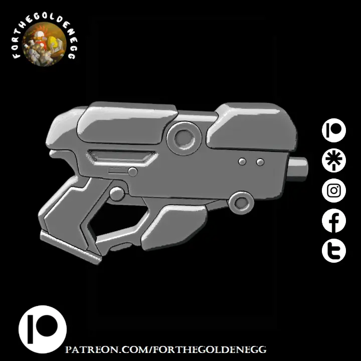 Pistol | 3D models download | Creality Cloud