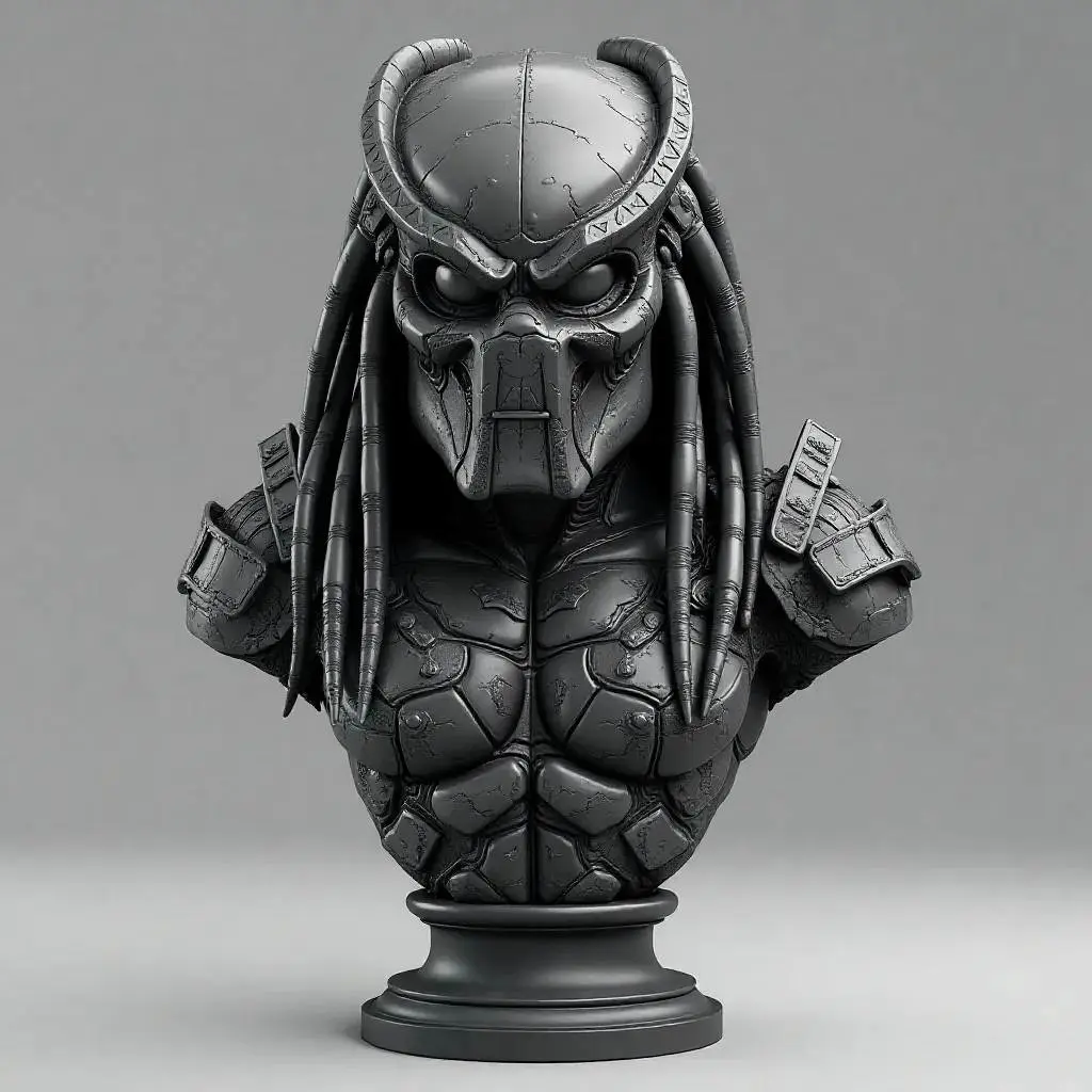 3D Printer Files | 3MF File | Bust of a predator | Creality Cloud
