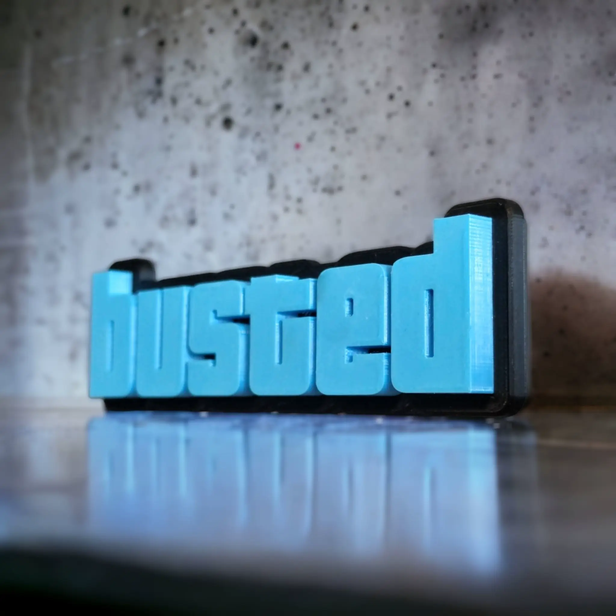 Home Decorations & Ornaments STL Download - "BUSTED" GTAVby Eray3DArt