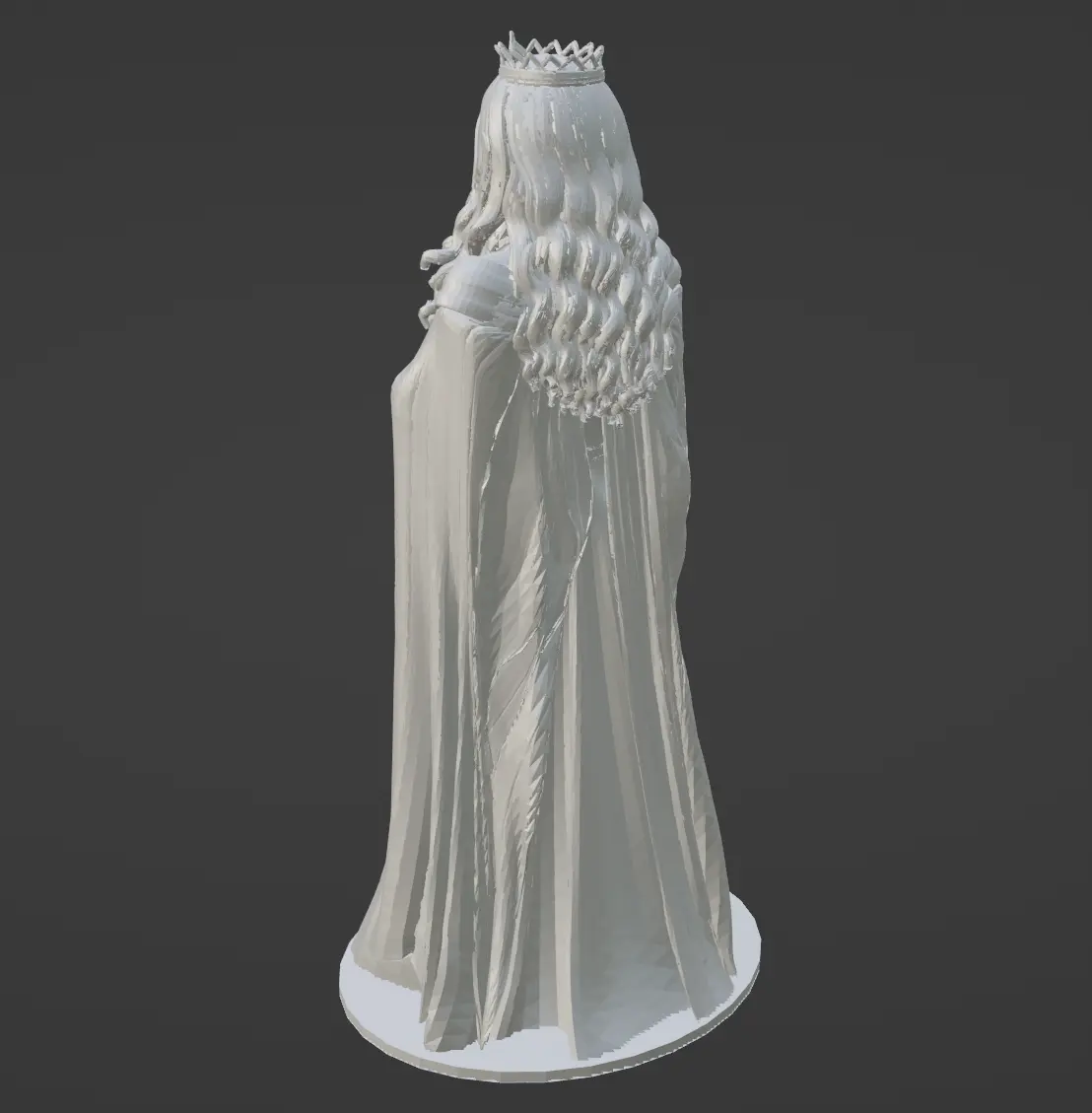 Characters & Creatures STL Download - Elves Queenby Edna Lab