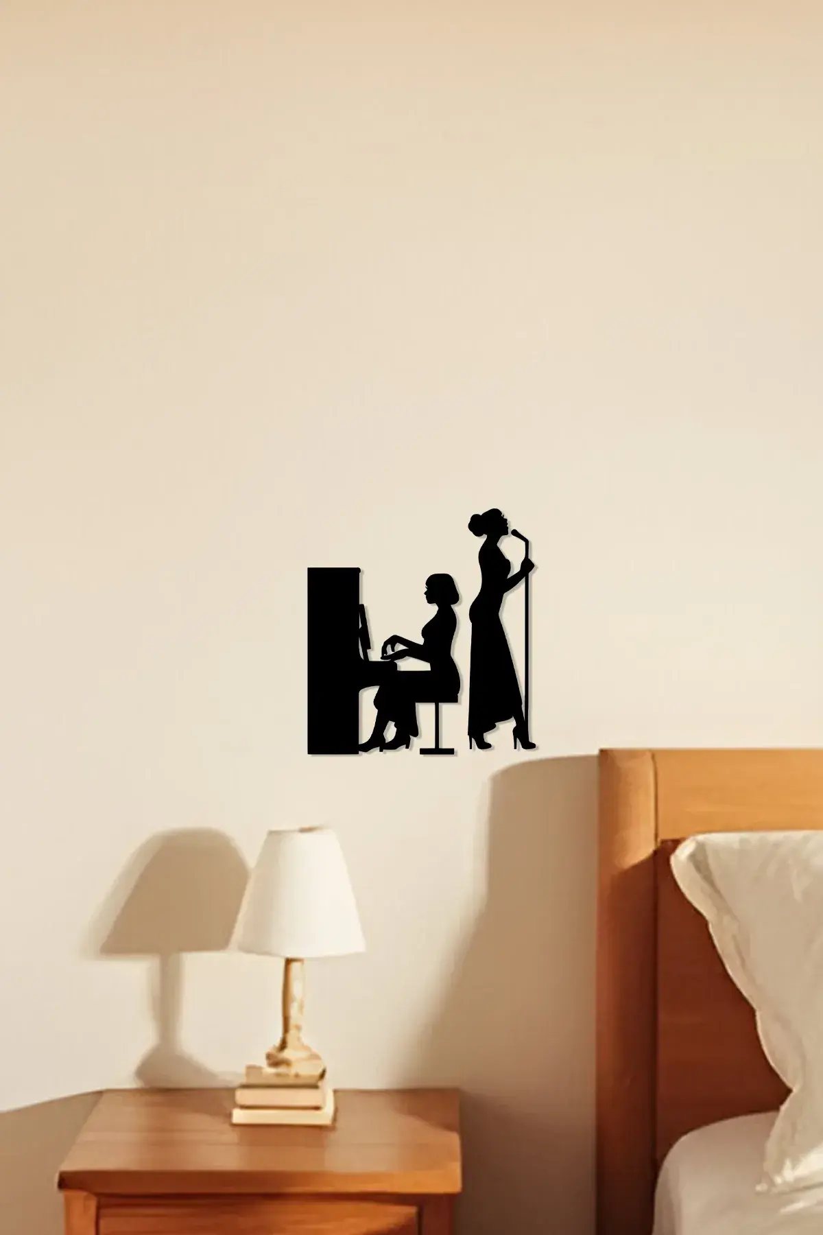 Home Decorations & Ornaments STL Download - Singer And Pianist Wall Art ...