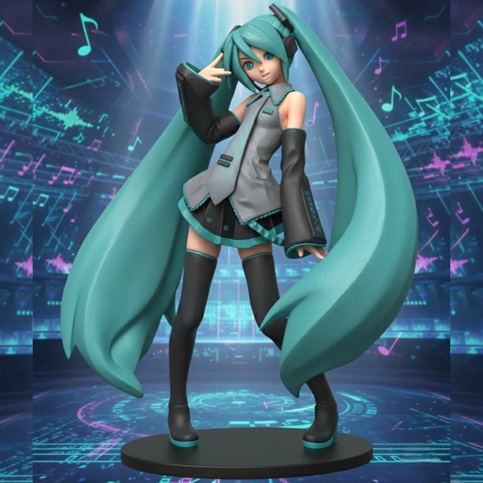 3D Printer Files | 3MF File | HATZUNE MIKU - VOCALOID | Creality Cloud