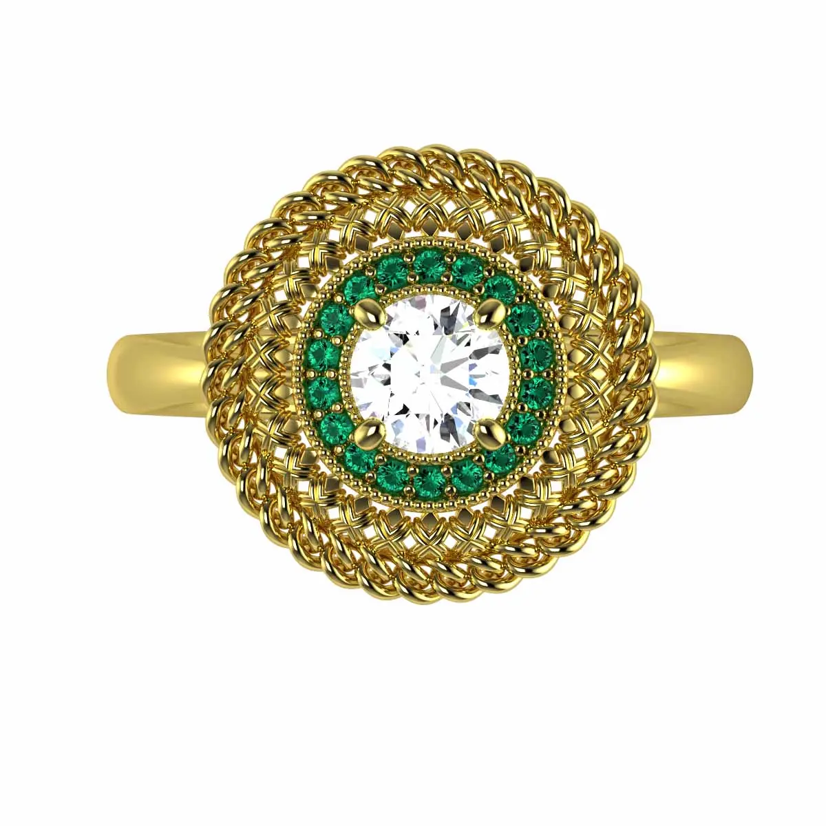 Jewelry & Accessories STL Download - AC-STONE-RING-010by AYUSH CRATION