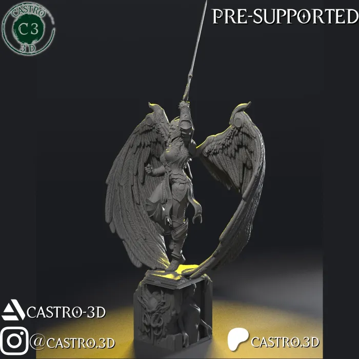 Board Games & Card Games STL Download - Dame Aylin - BG3 Miniature ...