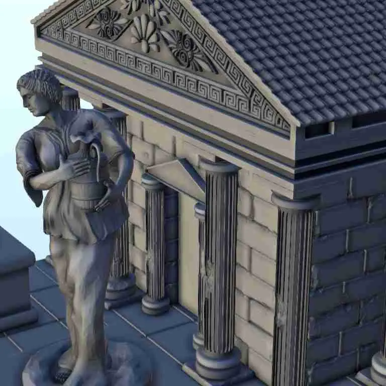 Props & Terrain STL Download - Temple with stairs 9 - miniatures ...