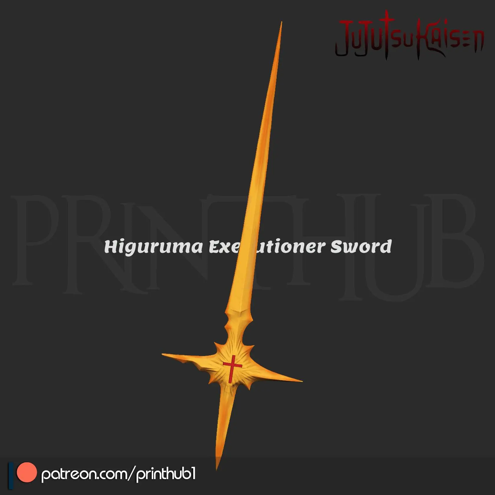 Cosplay STL indir - Hiromi Higuruma Sword Weapon - Jujutsu Kaisen ...