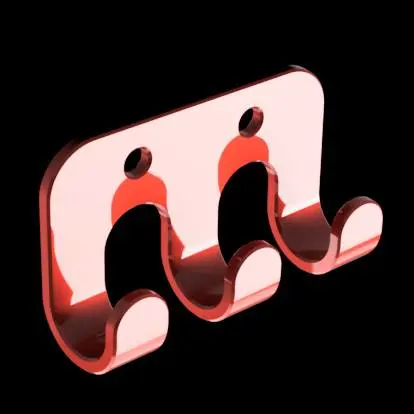 3D Printer Files | 3MF File | Screw mounting Triple Hook | Creality Cloud