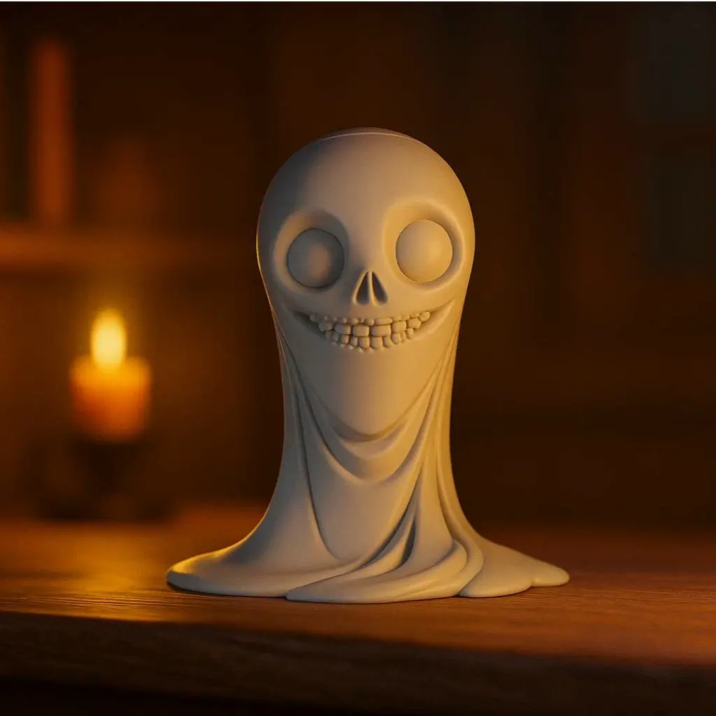 Home Decorations & Ornaments STL Download - Spooky ghost (Halloween ...