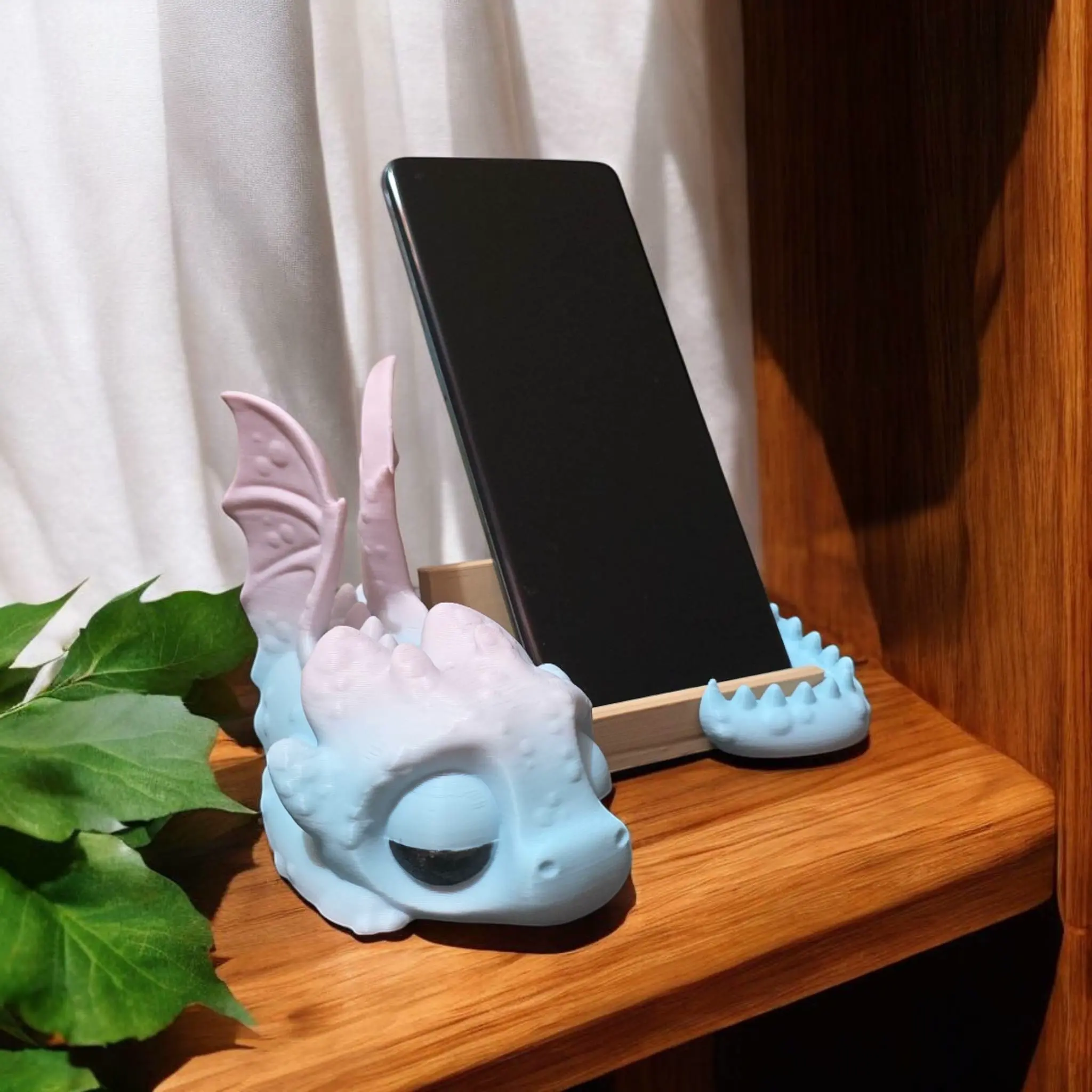 Home Decorations & Ornaments STL Download - Dragon Phone Holder V2by ...
