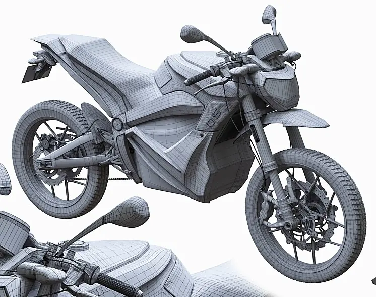 Vehicles & Machinery STL Download - ZERO MOTORCYCLES S ZF8.5by Abdul_Aziz