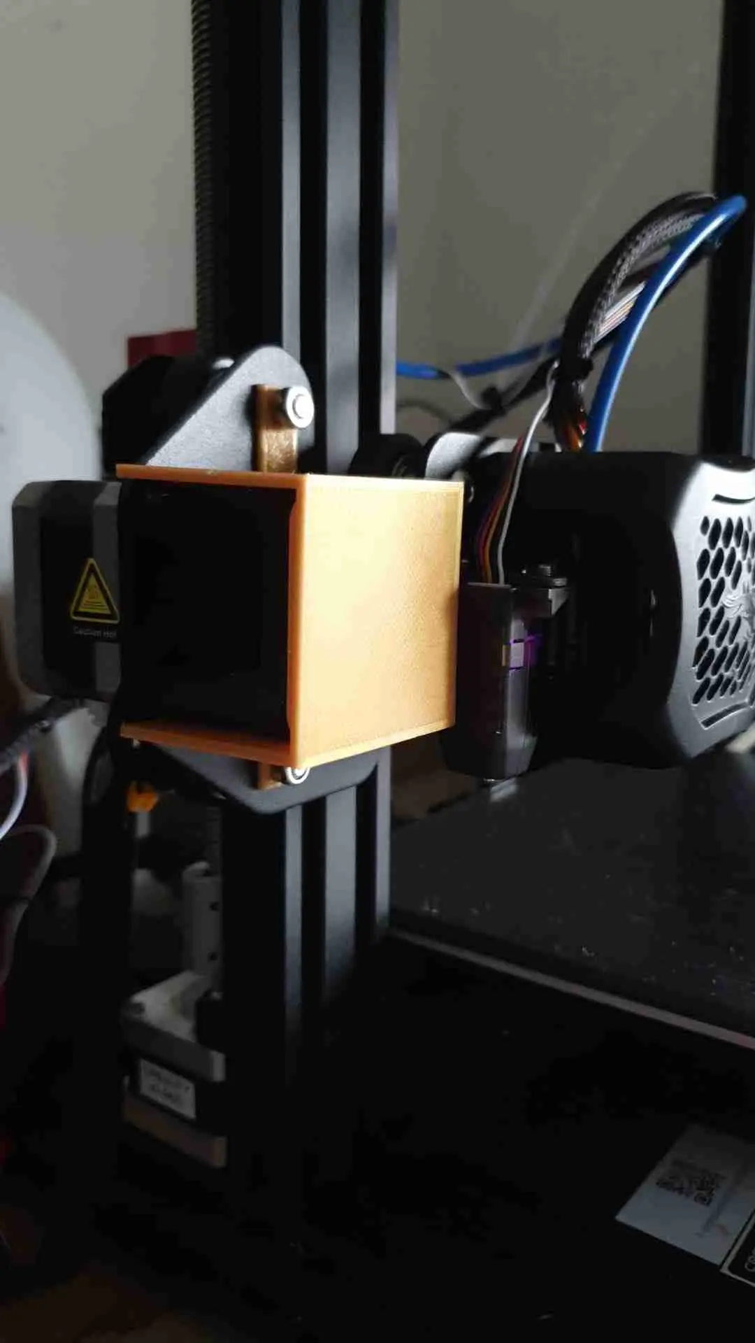 Free 3D Printer Parts STL Download - Ender 3v2 cap decorationby Damkamkaas