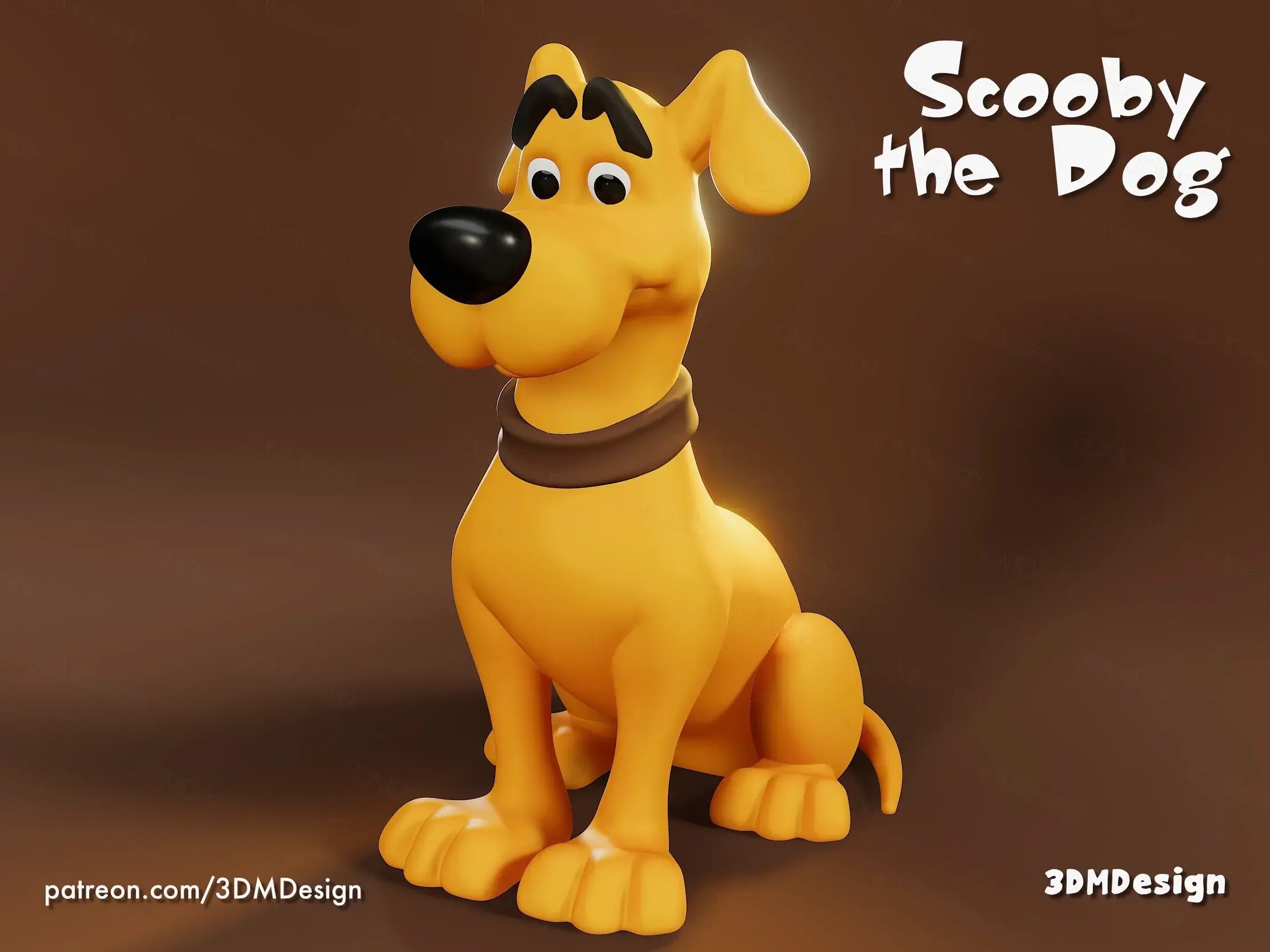 3D Printer Files | 3MF File | Scooby the Dog | Creality Cloud