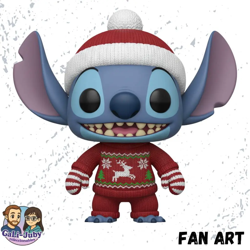 3D Printer Files | 3MF File | Funko Pop Fan Art Stitch Christmas ...