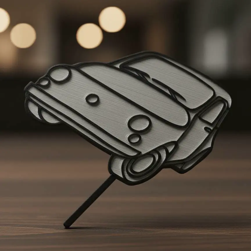 3D Printer Files | 3MF File | Cake Topper Fiat 600 | Creality Cloud
