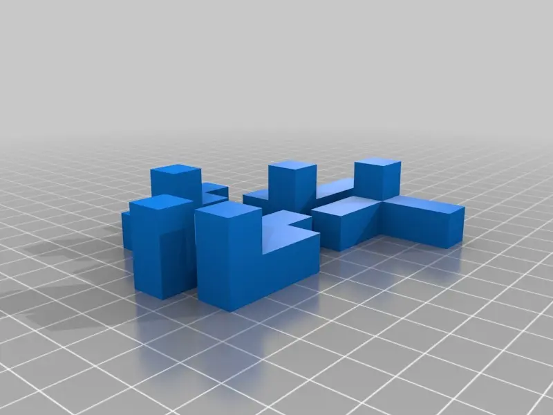 Three Hexacube Construction Puzzles | 3D models download | Creality Cloud