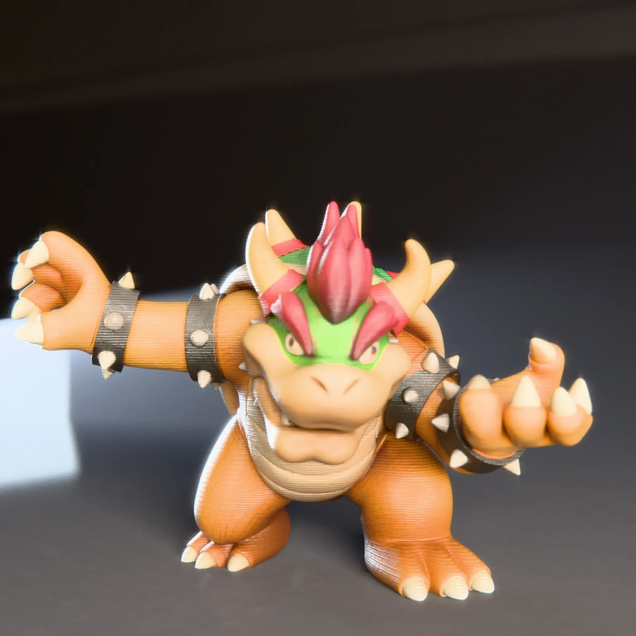 3D Printer Files | 3MF File | Bowser Mario Bross Fan Art | Creality Cloud