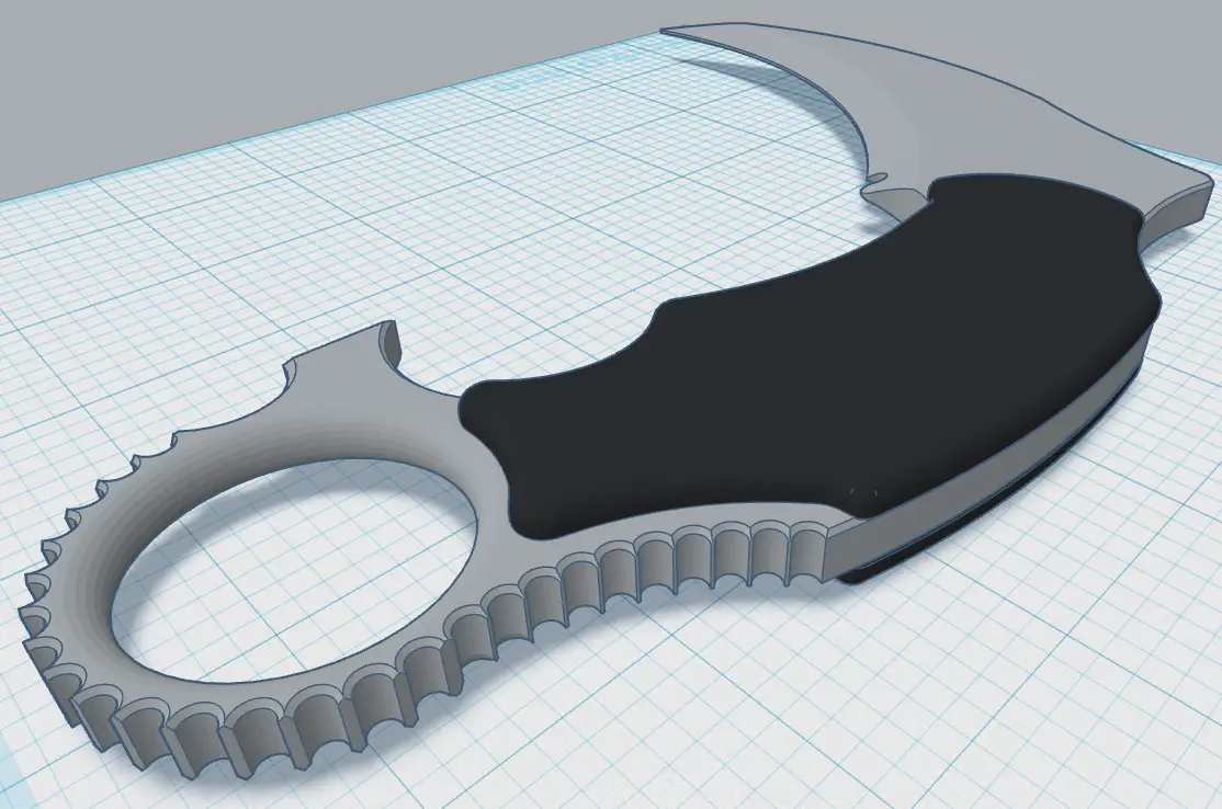 3D Printer Files | 3MF File | Karambit #10 | Creality Cloud
