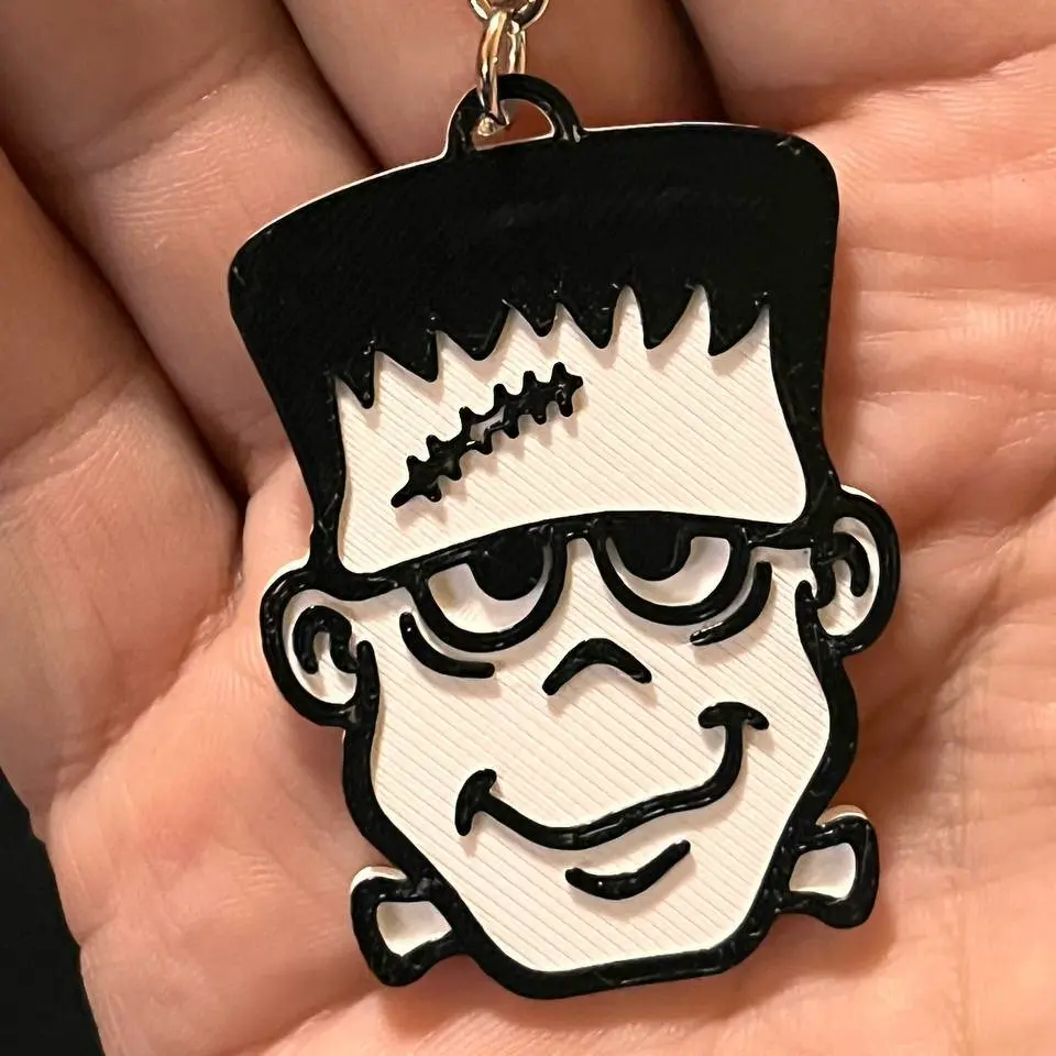 3D Printer Files | 3MF File | Keychain Frankenstein | Creality Cloud