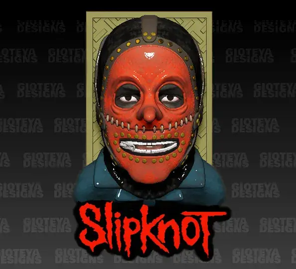 Sculptures & Artworks STL Download - Slipknot Chris Fehnby Gioteya Designs