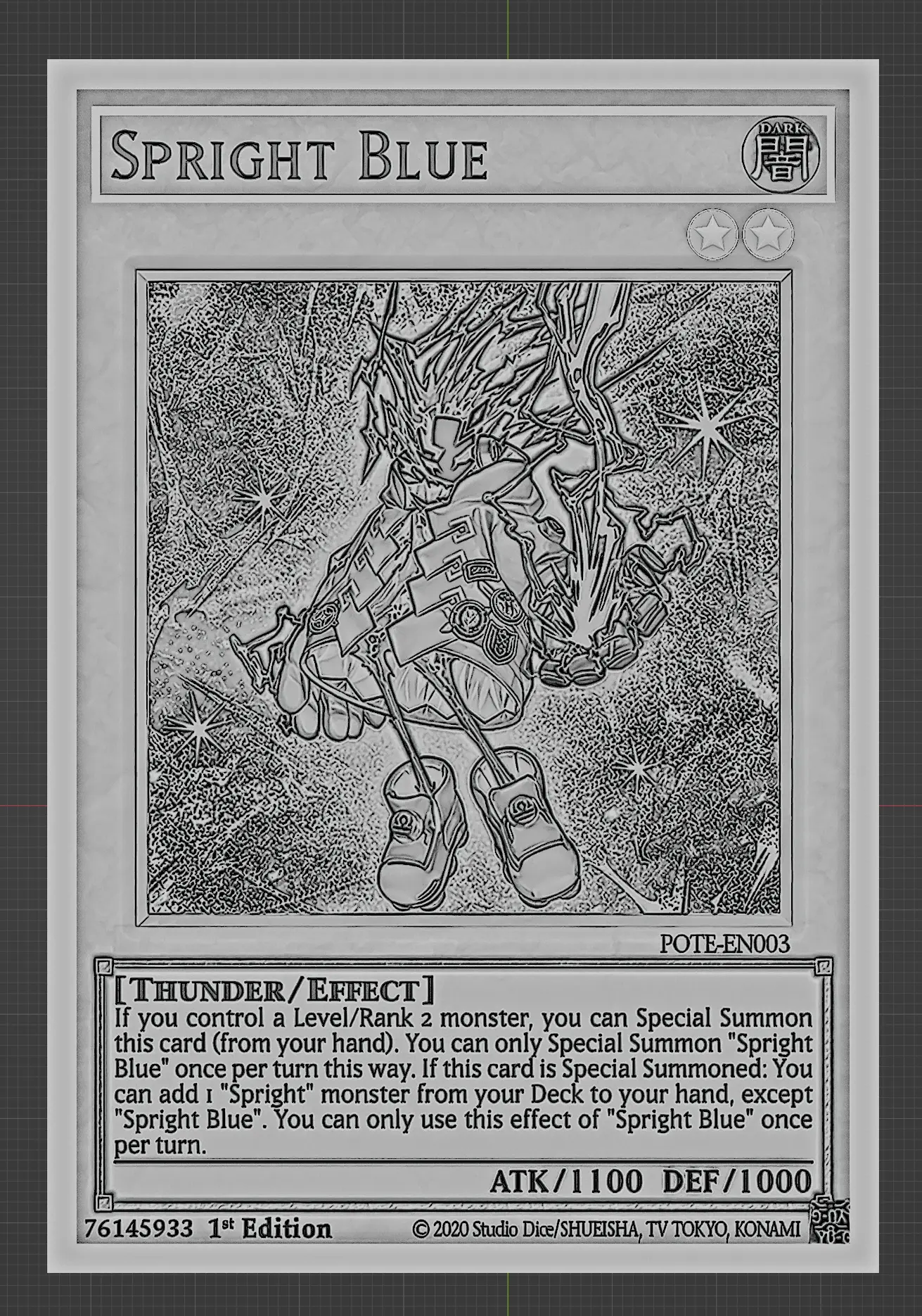 Other STL Download - spright blue - yugiohby Wsonuchiha3D