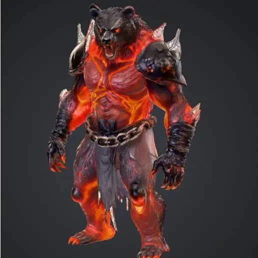 3D Printer Files | 3MF File | FREE Ironclaw warrior fire stance ...