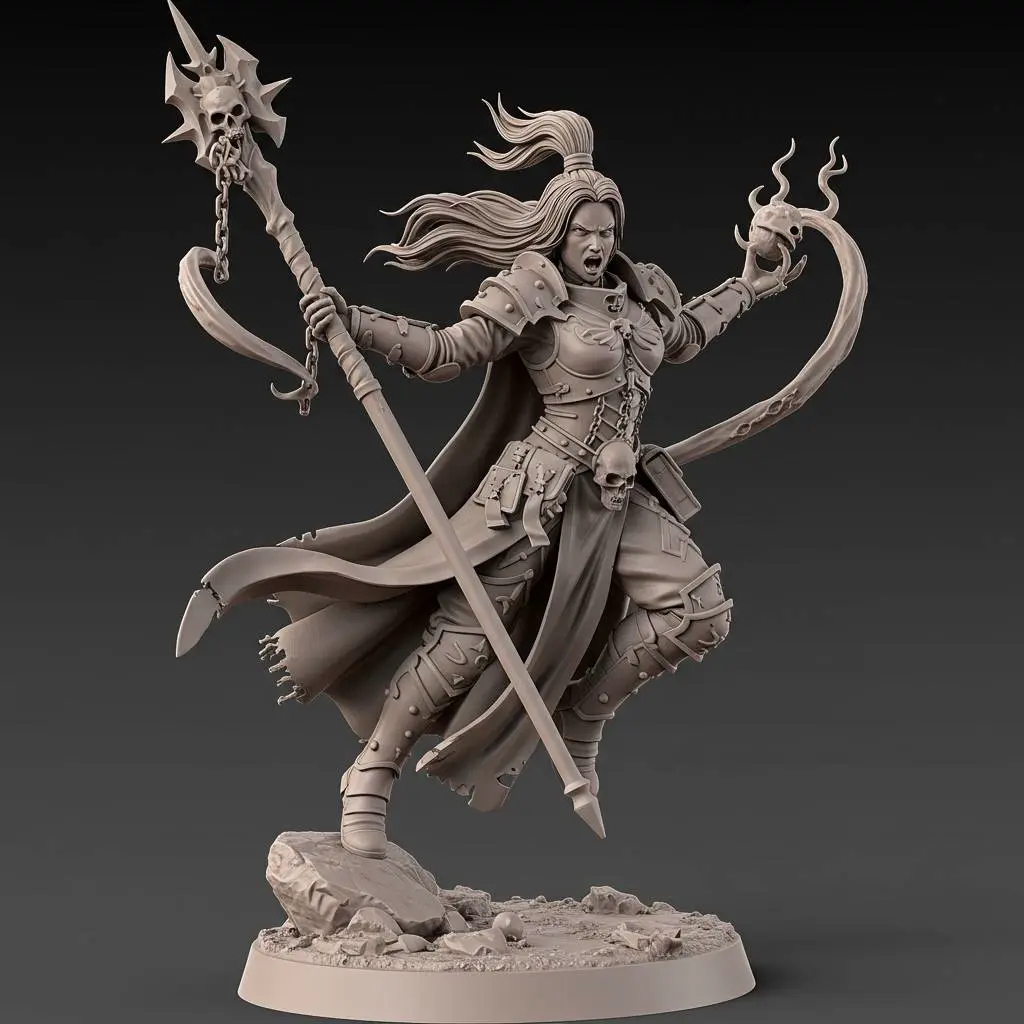 3D Printer Files | 3MF File | witch warhammer | Creality Cloud