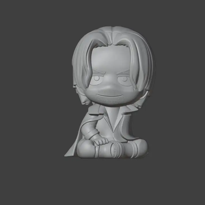 Other STL Download - Miniatura Shanks el Pelirrojo One Pieceby 3DImpresions