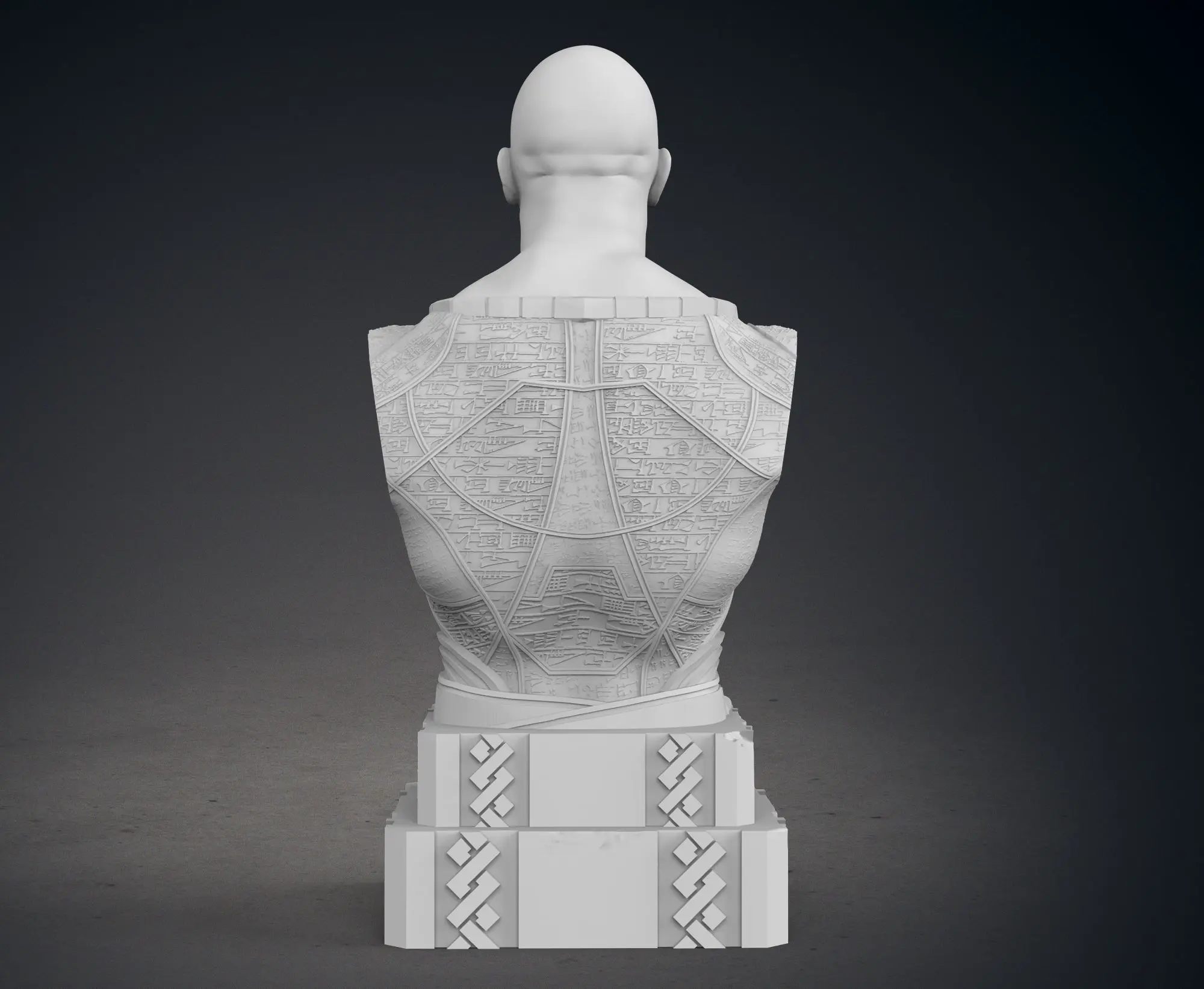 Sculptures & Artworks STL Download - BLACK ADAM BUSTby César_Cruz