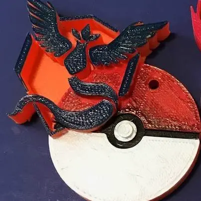 3D Printer Files | 3MF File | Articuno pokemon go keychain | Creality Cloud